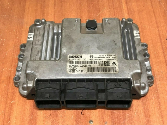 CITROEN PEUGEOT ENGINE Control Module Unit Motor Ecu Bosch 0281011561 ...