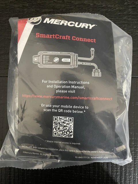 MERCURY NMEA SMART Craft Connect Module Single Engine Under Dash PN 98 ...