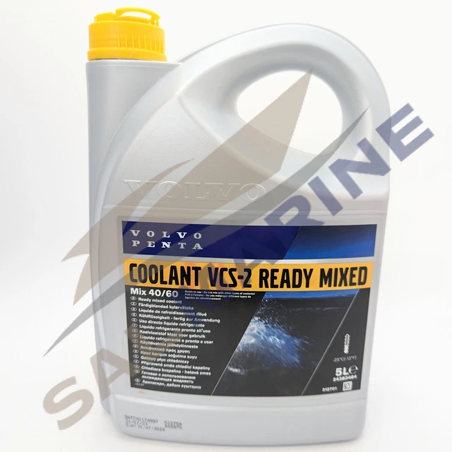 VOLVO PENTA VCS-2 Yellow Ready To Use Coolant 5L - VP24383484 £33.36 ...
