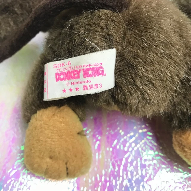 JAPANESE VINTAGE DONKEY Kong Country Diddy Soft Plush Toy Figure Video ...