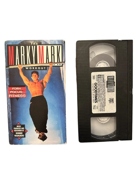 THE MARKY MARK Workout VHS Video Tape 1993 Mark Wahlberg Exercise £11. ...