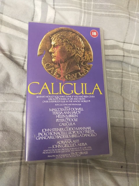 CALIGULA VHS Pal Malcolm Mcdowell Tinto Brass Penthouse £3.50 - PicClick UK