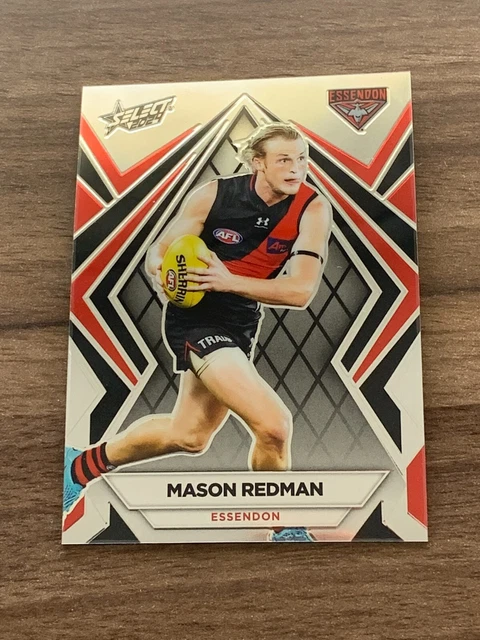 2024 AFL SELECT Footy Stars, Redman, Mason Luminous Base Essendon $3.00 ...
