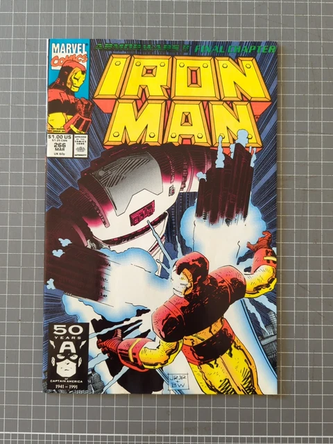 Marvel Comics Iron Man Vol 1 266 With James Rhodes 1991 Copper Age 5