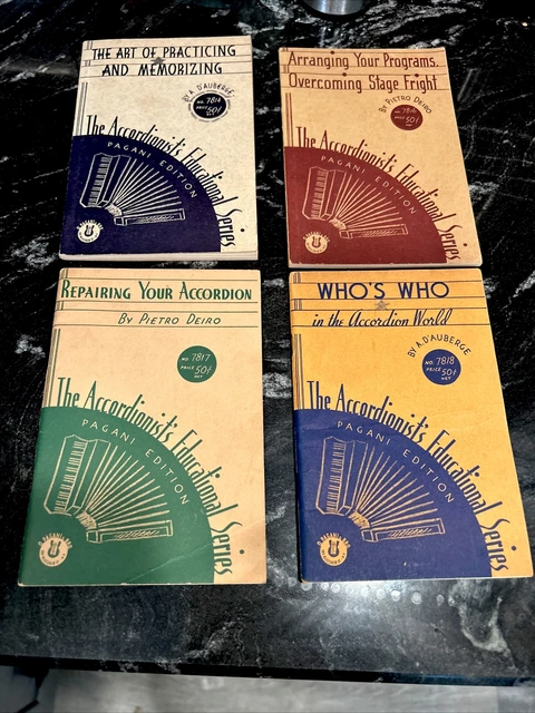 ANTIQUE ACCORDION EDUCATIONIONAL Series Booklets Books Repair ...