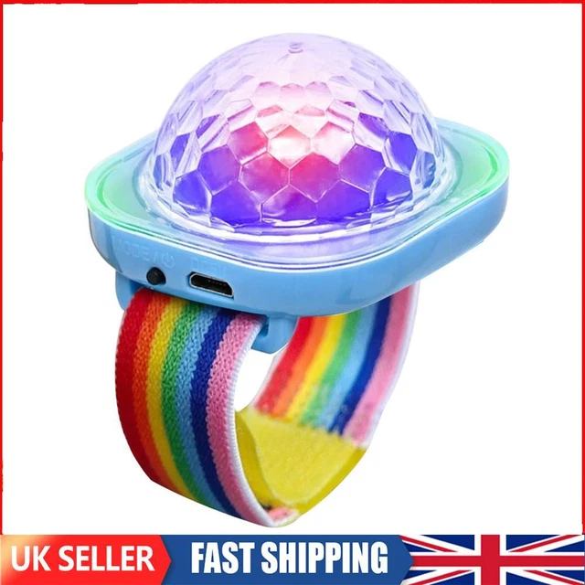 MINI BRACELET DISCO Strobe Lights Sound Control 400mAh Kids Toy for ...