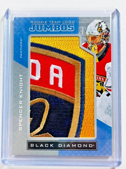 2021-22 UD BLACK Diamond Patch Spencer Knight Rookie Team Logo Jumbo ...