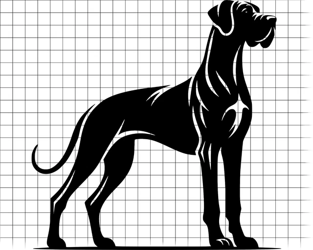 GREAT DANE SVG | Vector Graphic (svg, png, dxf, eps, pdf, jpg) £2.80 ...