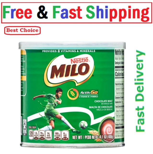 NESTLE MILO ACTIVE Go Chocolate Malt Powder Drink Mix, 14.1 oz £7.80 ...