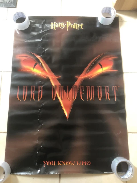 HARRY POTTER LORD Voldemort Original 2001 Poster Rare GB Posters £11.95 ...