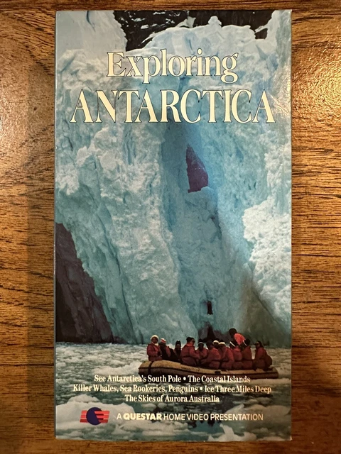 EXPLORING ANTARCTICA VHS Nature Documentary Questar Video 1991 $2.50 ...