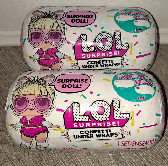 LOL SURPRISE! CONFETTI Under Wraps Surprise Capsule Doll Toy Rare NEW ...