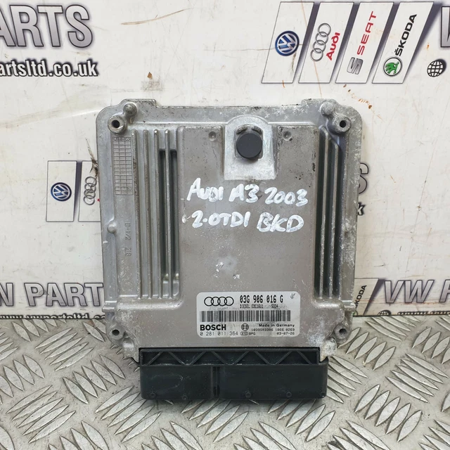 ENGINE ECU AUDI A3 8P Vw Seat Skoda 2.0Tdi Bkd 2004-2008 03G906016G EUR ...