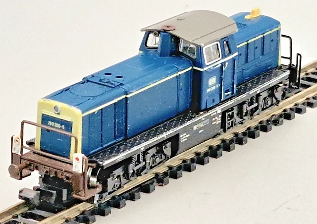 ROCO SPUR N 23256 Diesellok 290 200-5 DB ozeanblau bespielt/gebraucht ...
