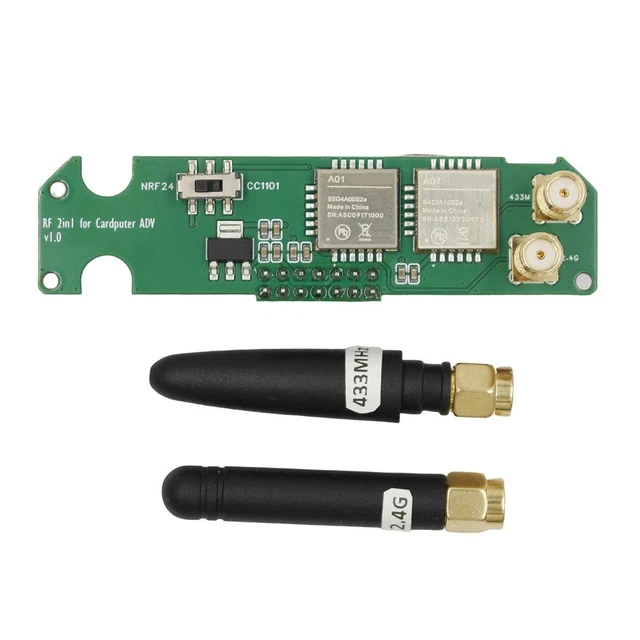 FOR M5STACK CARDPUTER RF Module with CC1101 NRF24 Dual Frequency 2in1 ...