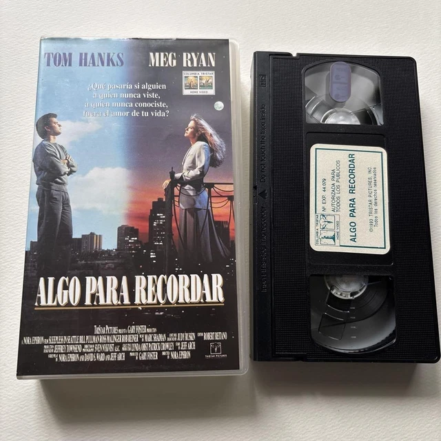 SOMETHING TO REMEMBER VHS Tom Hanks Meg Ryan Romantic Comedy 1998 ...