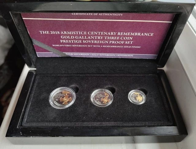 THE 2018 ARMISTICE Centenary Remembrance Gold Gallantry Sovereign Proof ... THE 2018 ARMISTICE Centenary Remembrance Gold Gallantry Sovereign Proof ...