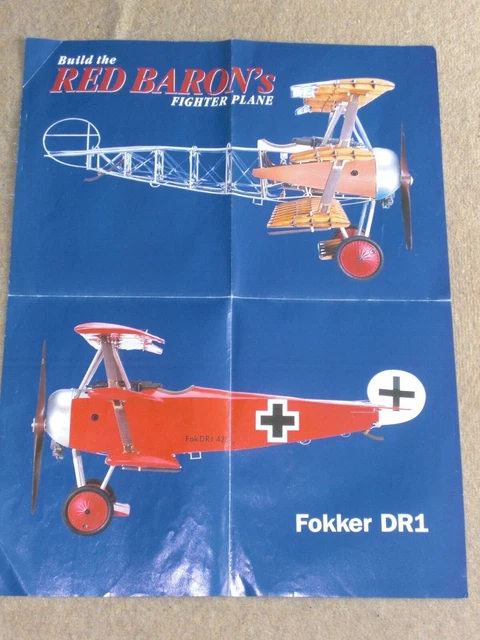 &BUILD THE RED BARON" 1/8th SCALE KIT, ALL ISSUES 1-100 BY HACHETTE £ ...