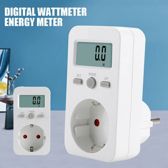 ENERGIEKOSTEN MESSGERÄT STROMZÄHLER Energiemesser Strommesser Steckdose ...