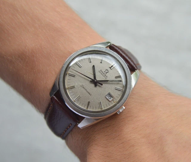 1970 OMEGA SEAMASTER Automatic 168.022 Leather Steel Cal. 563 Rare Men ...