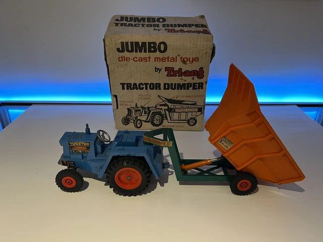 RARE TRIANG JUMBO Tractor Dumper (boxed) EUR 34,55 - PicClick FR