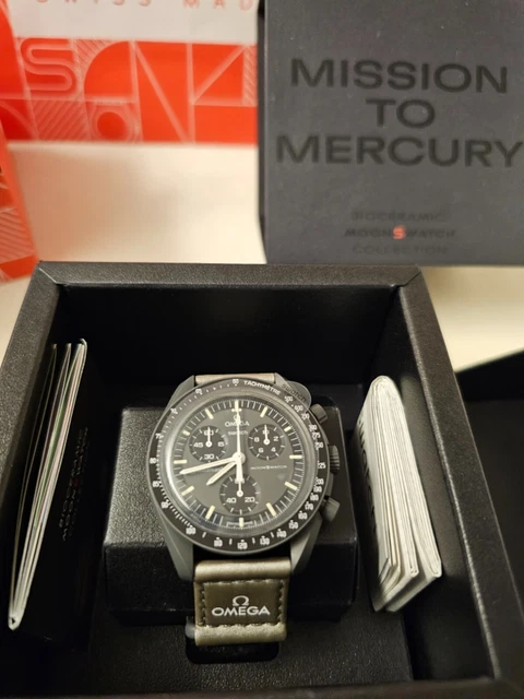 *OMEGA X SWATCH Bioceramic Moonswatch Collection “Mission To Mercury ...