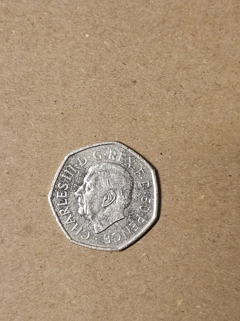GOING TO BE Out Of Circulation The Rare Prince Charles III 50p ...