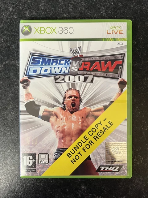 WWE SMACKDOWN VS. RAW 2007 - Bundle Copy - Microsoft Xbox 360 Game ...