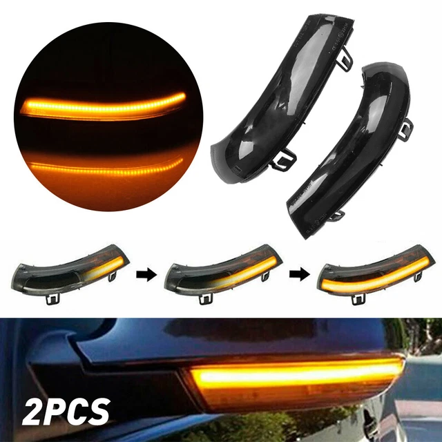 CAN-BUS LED UNDER Side Mirror Puddle Amber Lights Fit VW GTi Golf Skoda ...