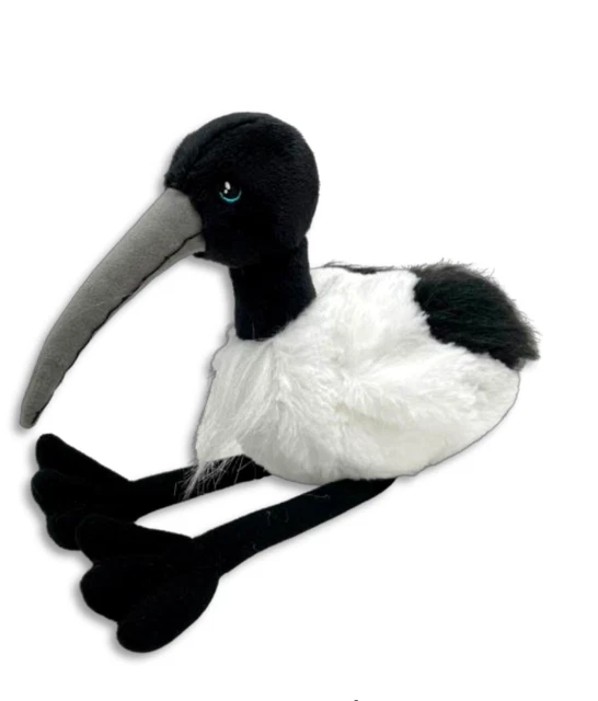 DINKI DI BIN Chicken Ibis Plush Soft Toy 18cm Bird Stuffed Animal CA ...
