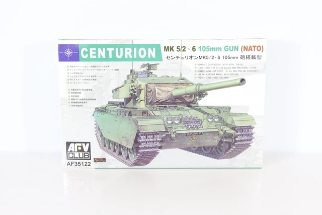 AFV CLUB AF35122 1:35 Scale Centurion MK 5/2 105mm Gun (Nato) Plastic ...