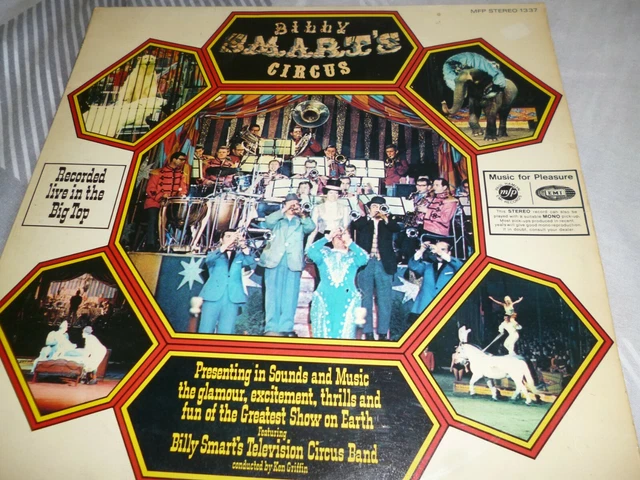 BILLY SMARTS CIRCUS Recorded Live In The Big Top 12" Vinyl Emi Records ...