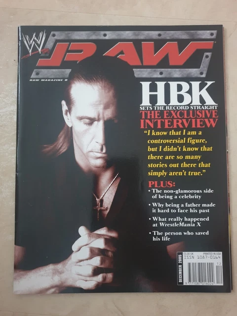 WWE RAW MAGAZINE September 2003 Wrestling WWF WCW AEW nWo ECW £9.99 ...