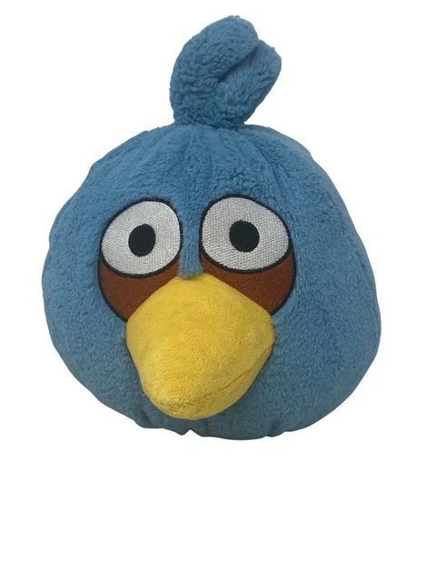 ANGRY BIRDS JAY Blue Bird Commonwealth Toys 8” Stuffed Animal Plush No ...
