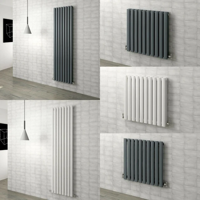 HORIZONTAL VERTICAL DESIGNER Rads Oval Column Upright Central Heating ...