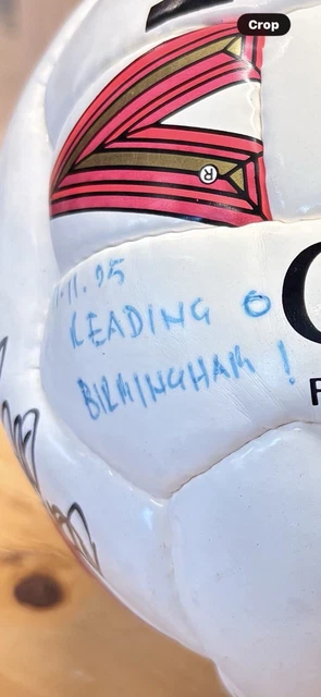 READING FC MATCH Ball. Autographed Football. Reading Vs Birmingham 11 ...