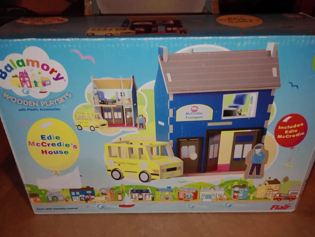 BBC BALAMORY EDDIE McCredie's House Wooden Playset Toy/Figures. Set ...