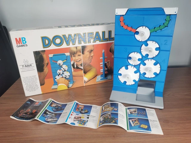 VINTAGE 1977 DOWNFALL by MB Games (100% Complete) Long Box 1970s ...