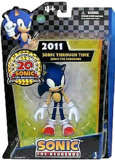 SONIC THE HEDGEHOG 20th Anniversary Sonic 2011 PVC 13cm Jazwares £126. ...