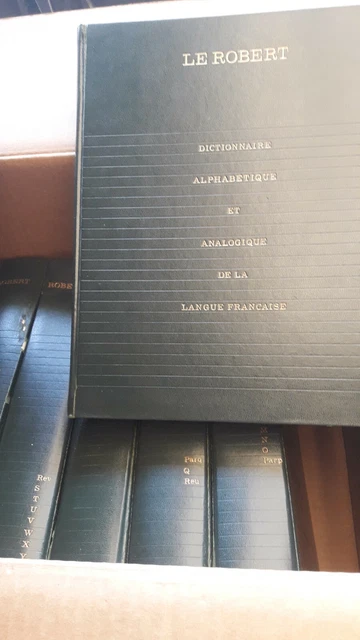 LE ROBERT DICTIONNAIRE alphabétique et analogique de la langue ...