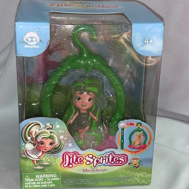 LITE SPRITES MEADOW Doll Figure WowWee Forest Pod-Battery Op-New box ...