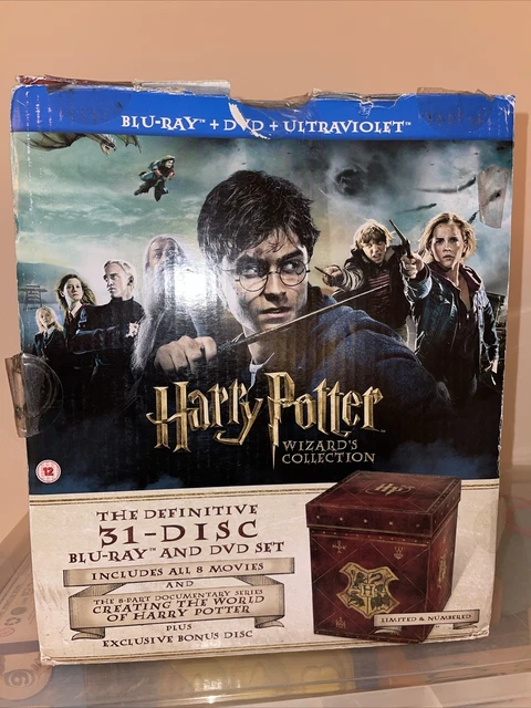 HARRY POTTER WIZARD'S Collection Blu-Ray Set Limited Edition 46535/ ...
