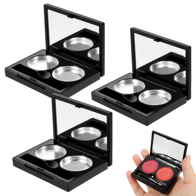 3 SETS EYESHADOW Cases Cosmetics Makeup Highlight Powder Sample ...