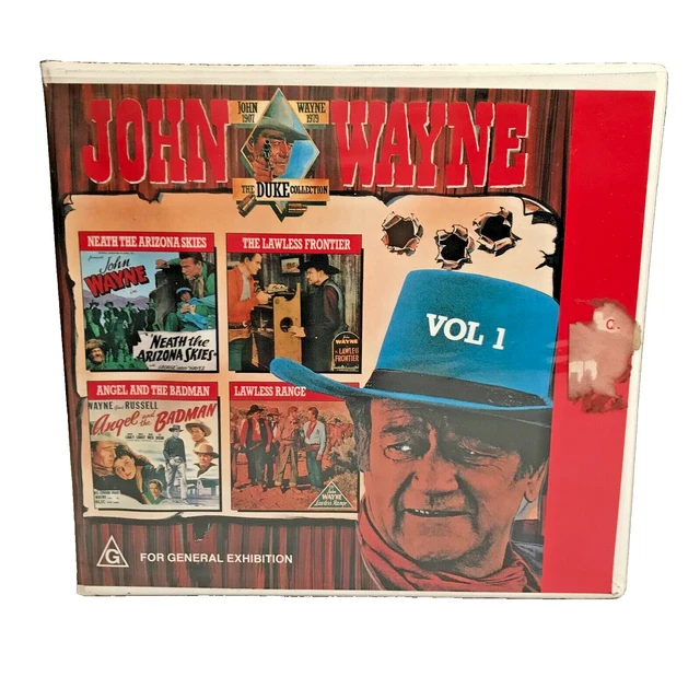 JOHN WAYNE VOL.1 Clamshell Case VHS Movie's ( The Duke Collection ) $90 ...