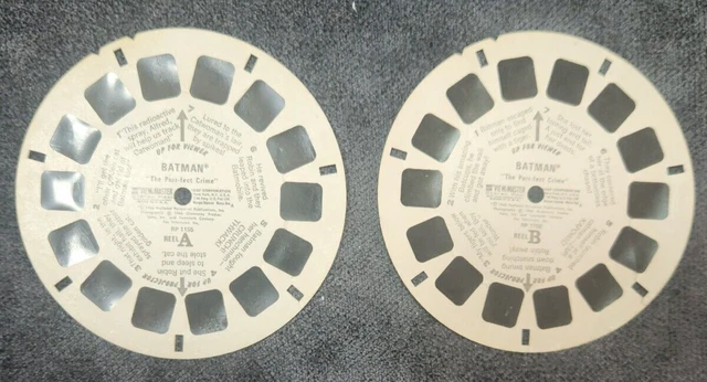 VINTAGE 1966 BATMAN "The Purr-fect Crime" View Master Stereo Reel $7.99 ...