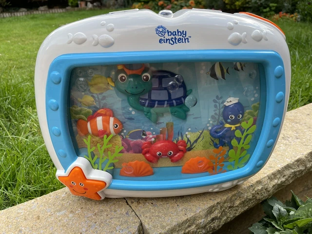 BABY EINSTEIN SEA Dreams Baby Sensory Light Up Fish Musical Cot Toy No ...