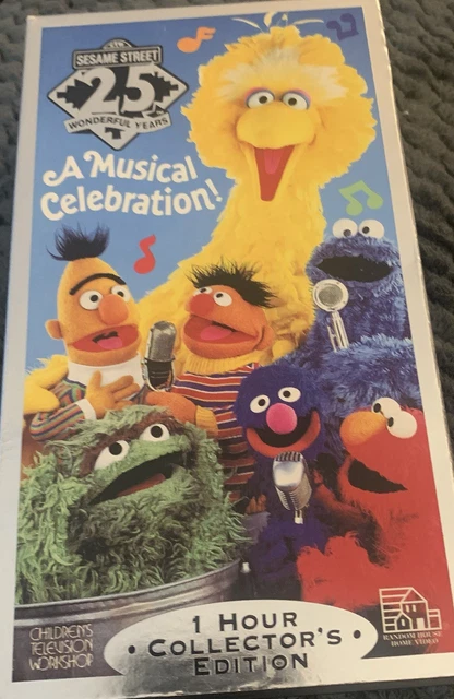 SESAME STREET 25TH Birthday A Musical Celebration VHS 1993 TV Show PBS ...