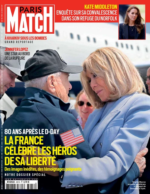 PARIS MATCH N° 3918 - Débarquement : 80 ans après le D-Day (6 juin 2024 ...