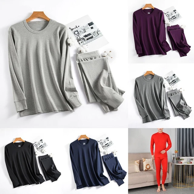 SOUS-V TEMENTS HAUT BAS Johns col O tendance pour hommes chaud automne long EUR 19,10 - PicClick FR