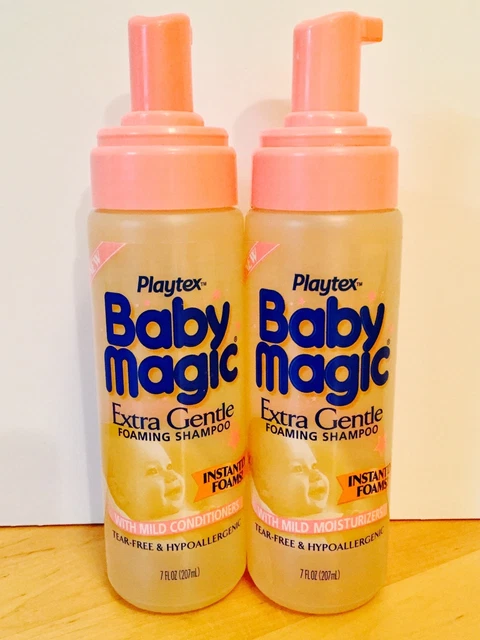 PLAYTEX BABY MAGIC Extra Gentle Foaming Shampoo 7 Oz Each Lot Of 2 $32. ...